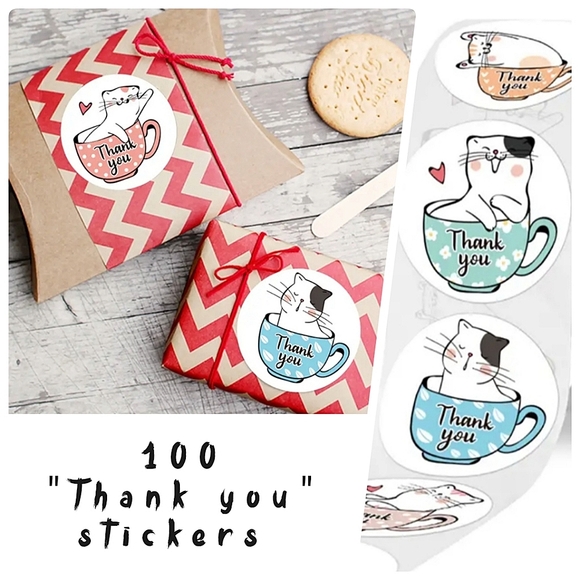 Design | Final Price 10 Thank You Stickers | Poshmark